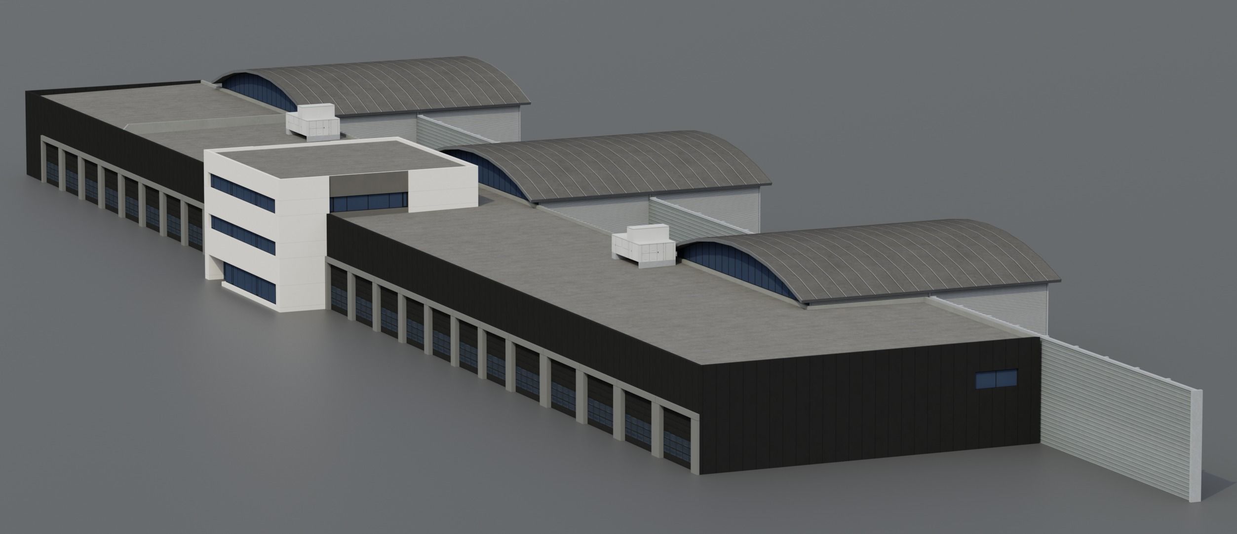 3D model Factory Garage VR / AR / low-poly | CGTrader