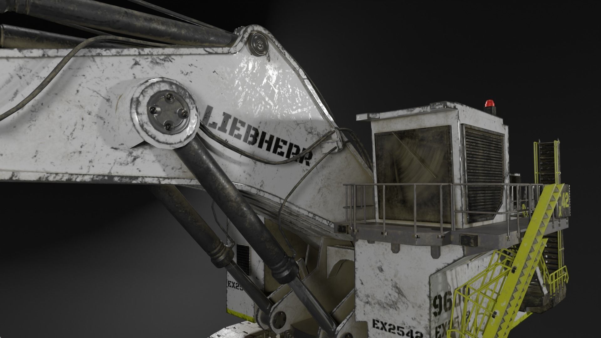 3D model liebherr 9600 VR / AR / low-poly | CGTrader