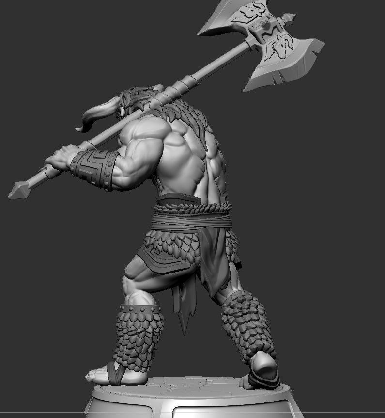 Minotaur Boss 3D model 3D printable | CGTrader