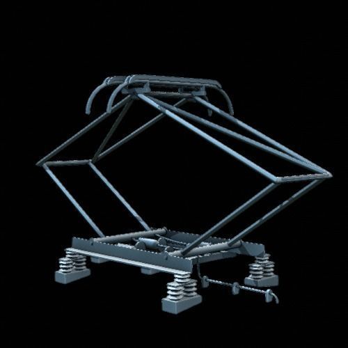 3D model Animated tram pantograph VR / AR / low-poly | CGTrader