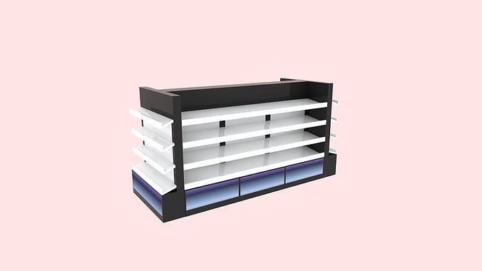 Shelf store 3D model | CGTrader