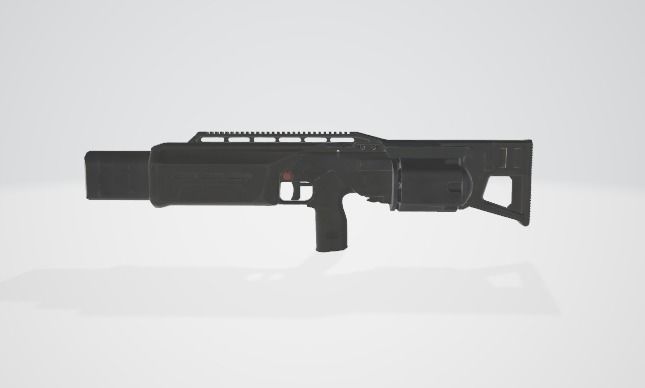 shotgun SiX-12 3D model | CGTrader