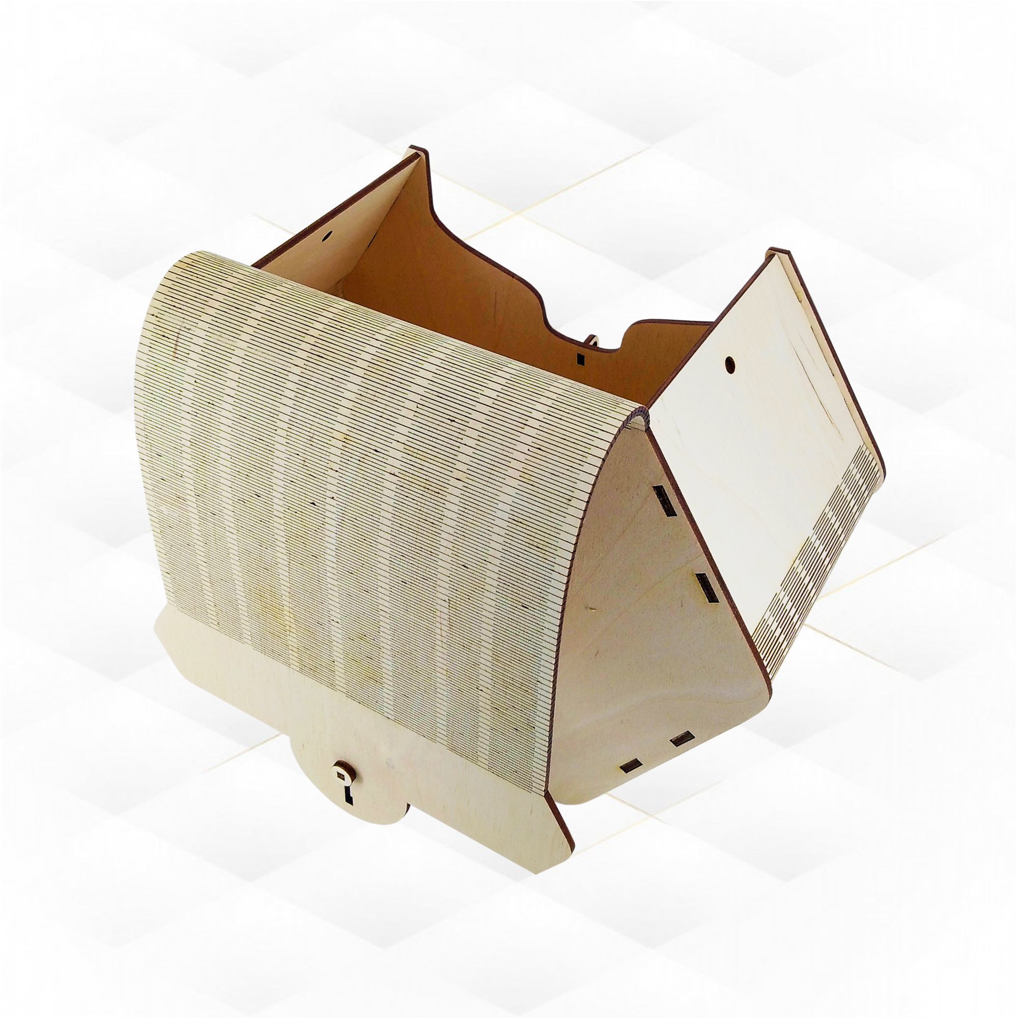 Bag clutch vector design for laser cut 3D model 3D printable | CGTrader