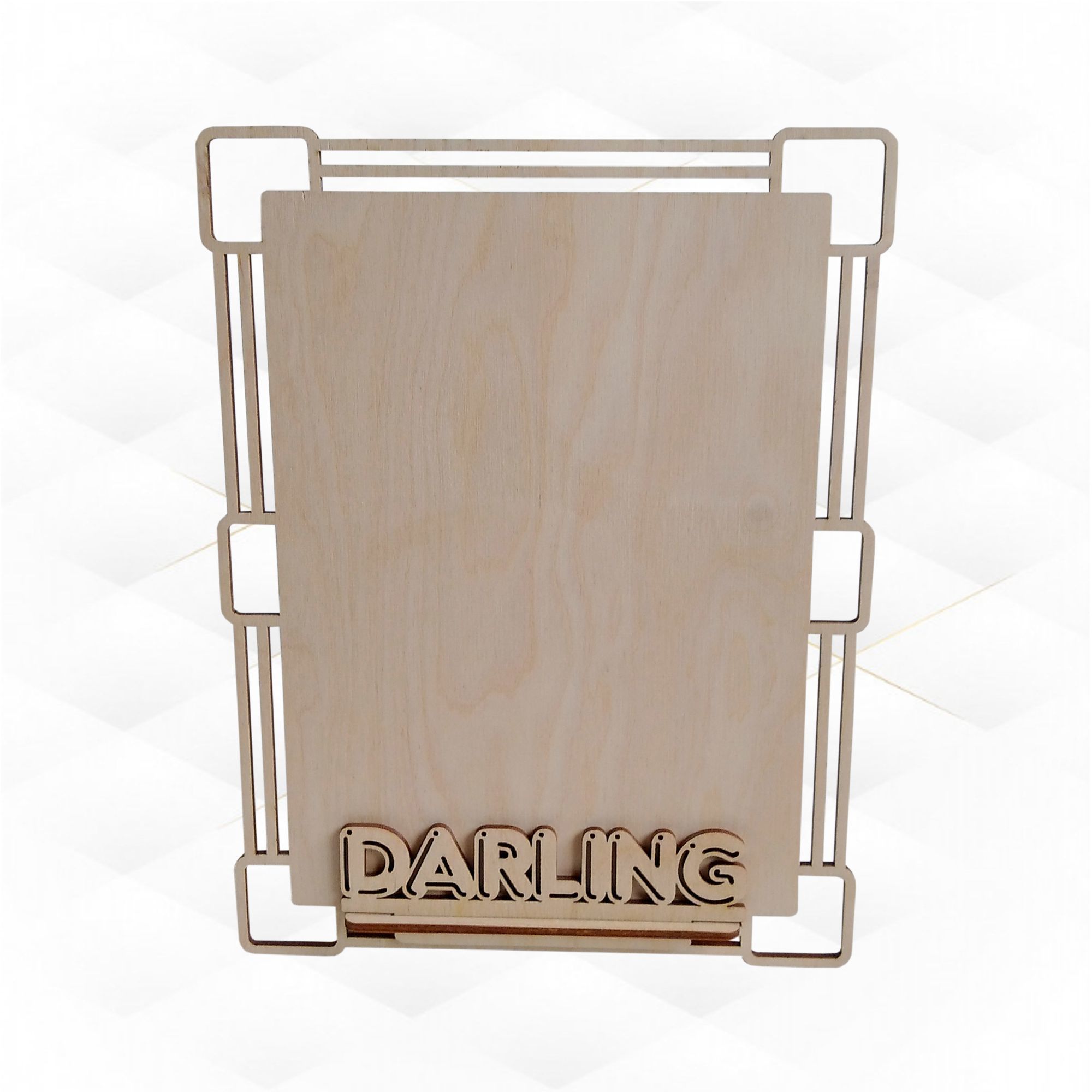 Photo frame for laser engraving cutting design 3D model 3D printable ...