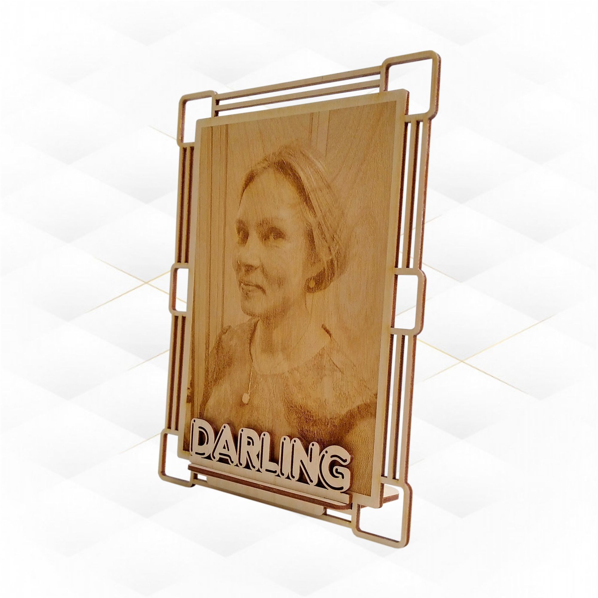 Photo frame for laser engraving cutting design 3D model 3D printable ...