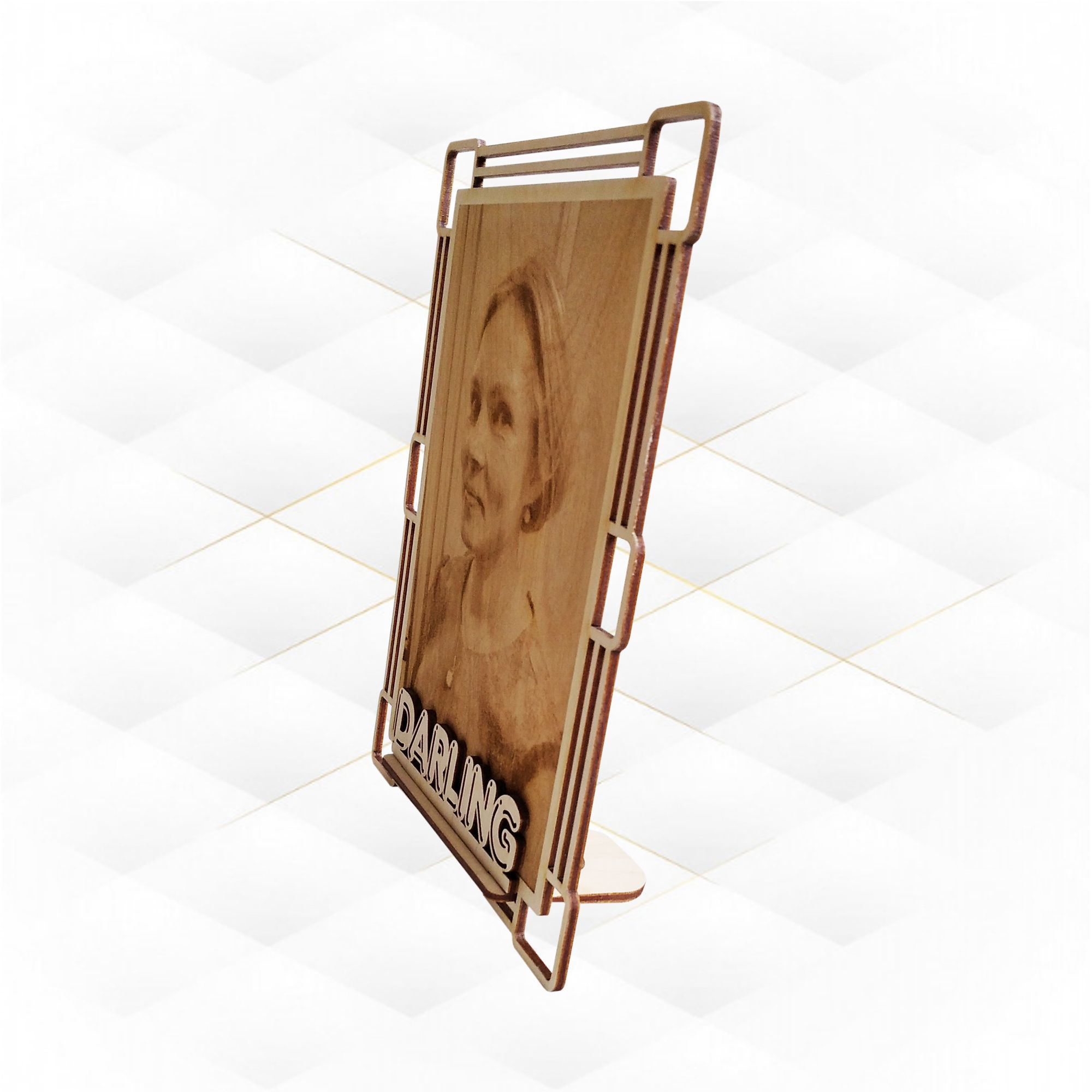 Photo frame for laser engraving cutting design 3D model 3D printable ...