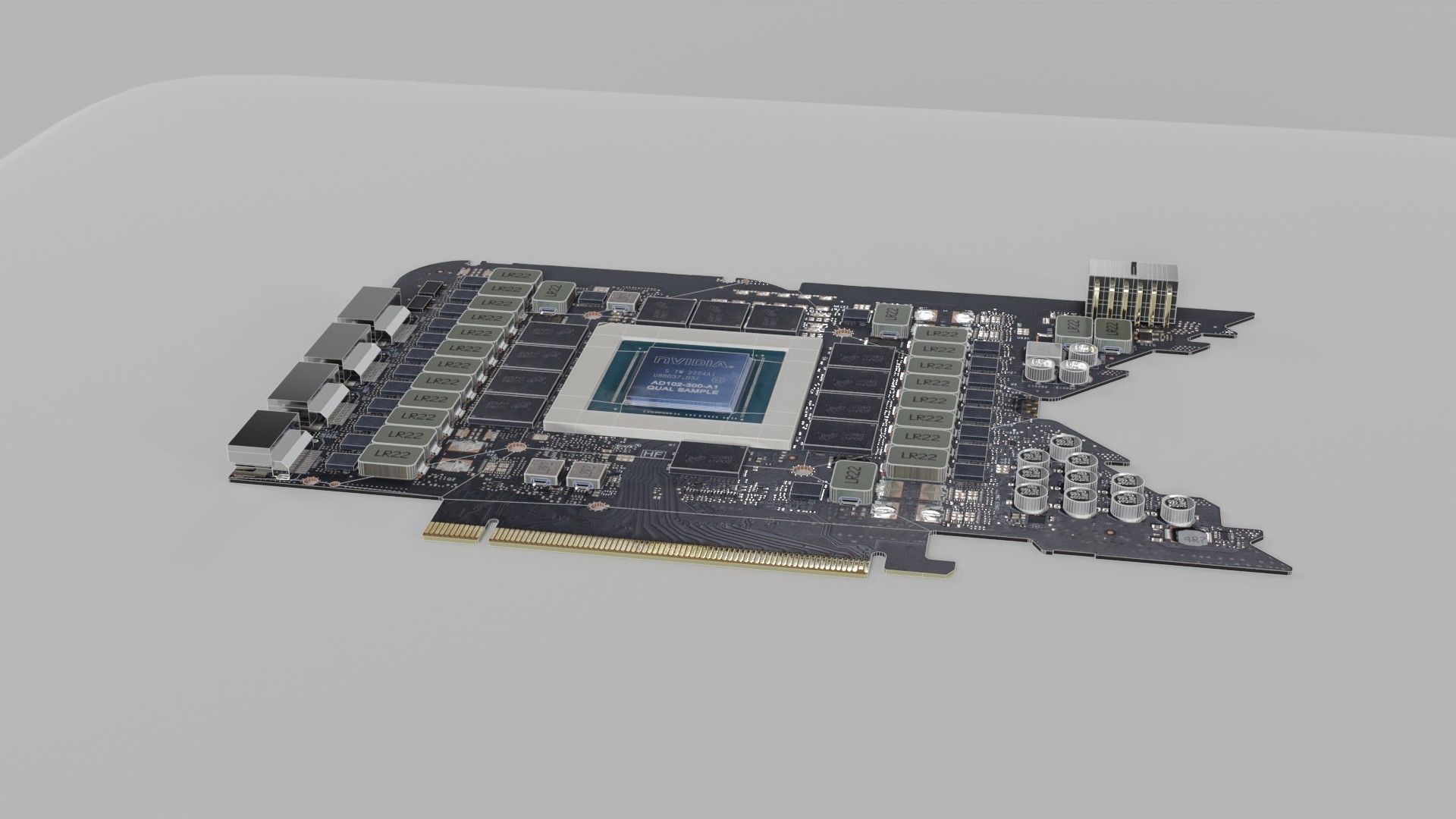 Nvidia GeForce RTX 4090 FE - no heatsink 3D model | CGTrader