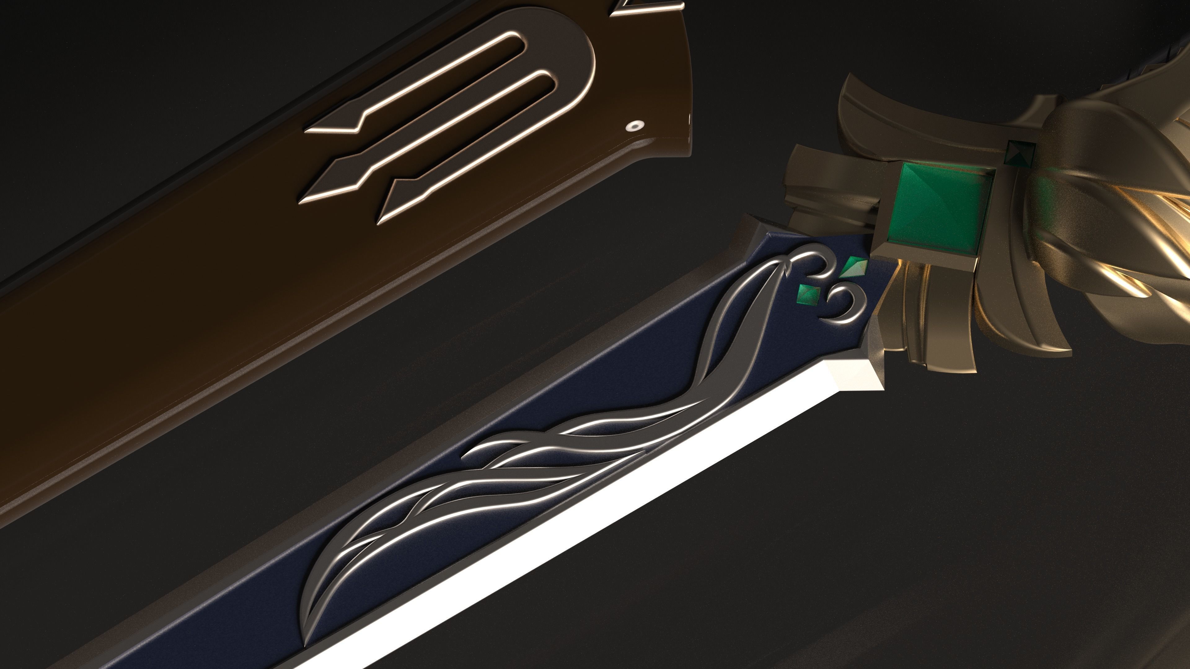 Genshin Impact - Favonius Sword - 3d file st 3D model 3D printable ...