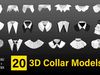 20 collar models 3D model | CGTrader