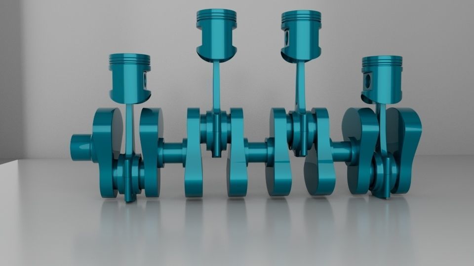 CRANK SHAFT 3D model | CGTrader