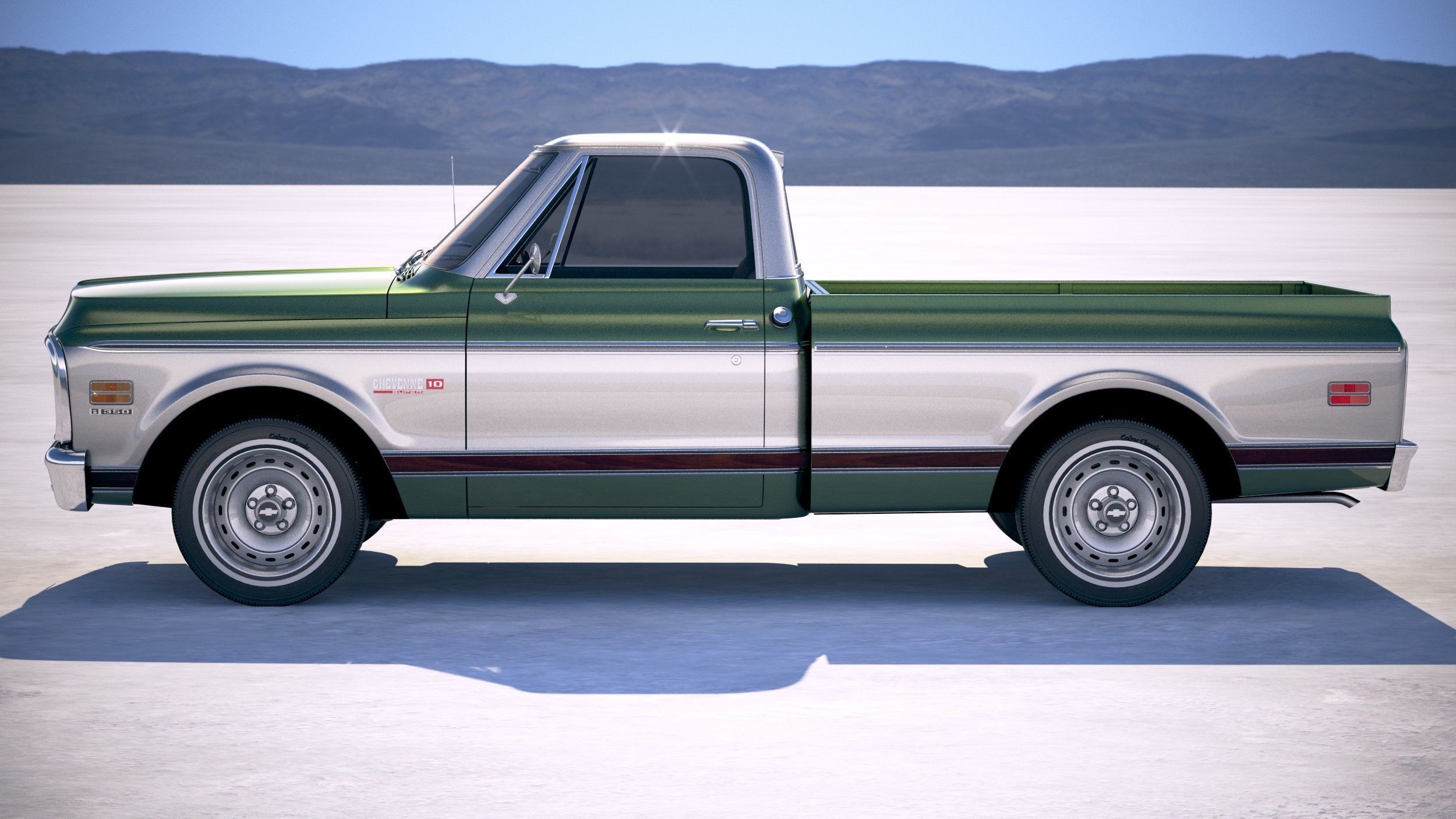 Chevrolet C10 Cheyenne CG 1972 3D model | CGTrader