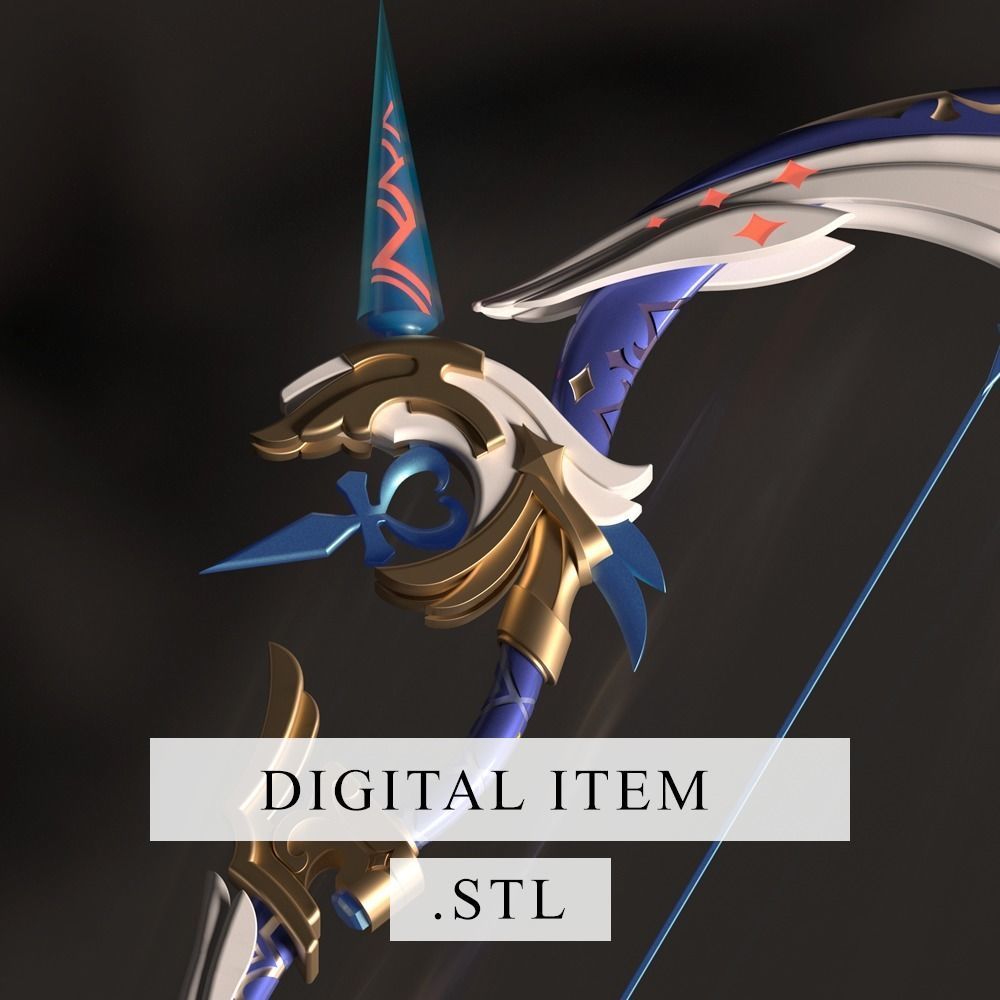 Genshin Impact - Amos Bow - 3d file -stl 3D model 3D printable | CGTrader