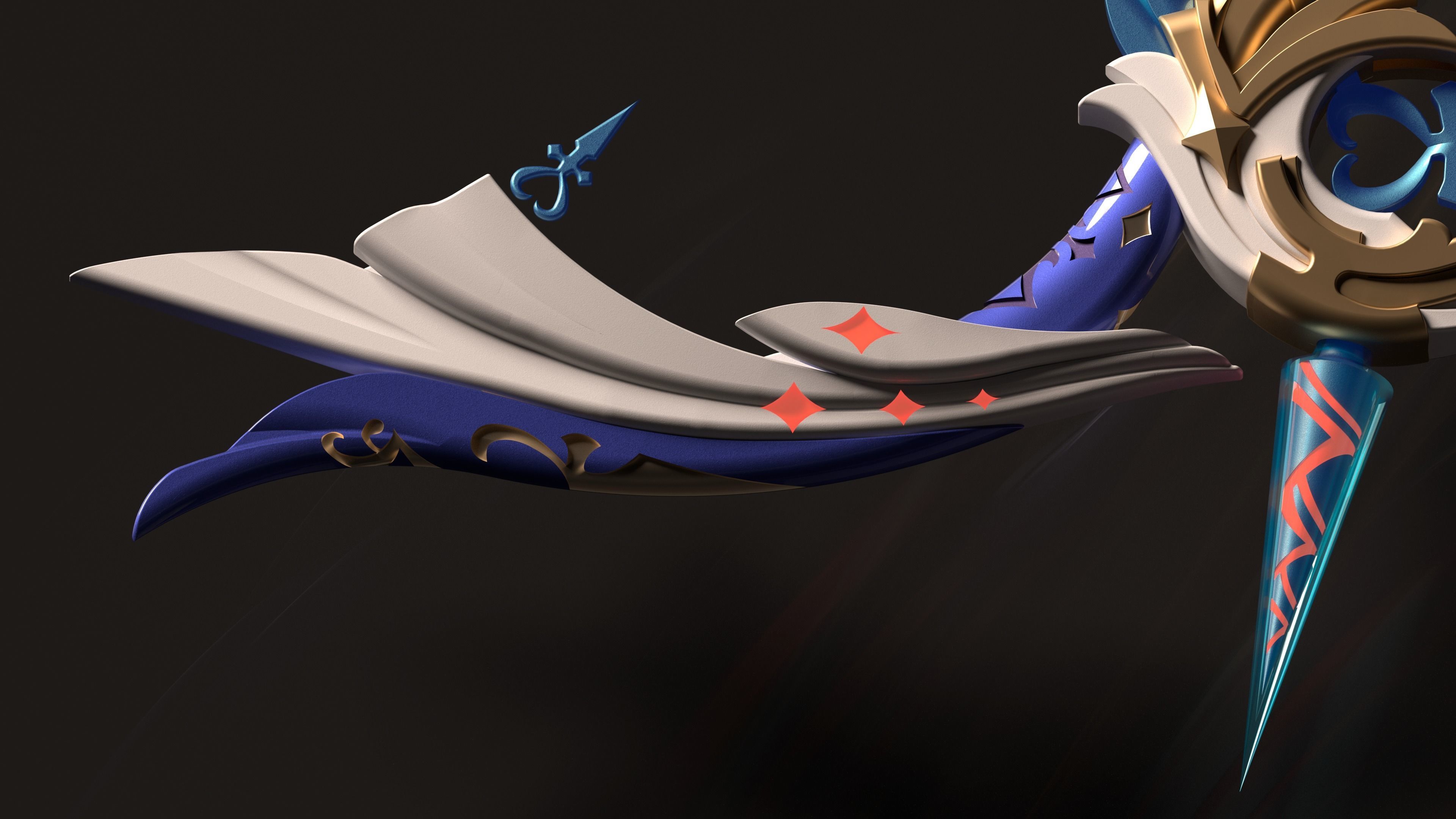 Genshin Impact - Amos Bow - 3d file -stl 3D model 3D printable | CGTrader