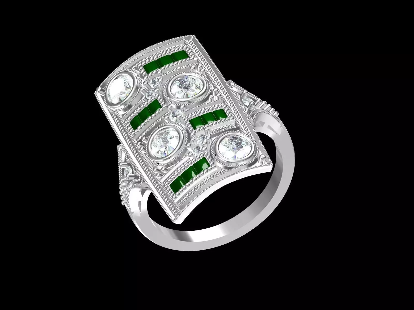 Art Deco Emreld 3D model 3D printable | CGTrader
