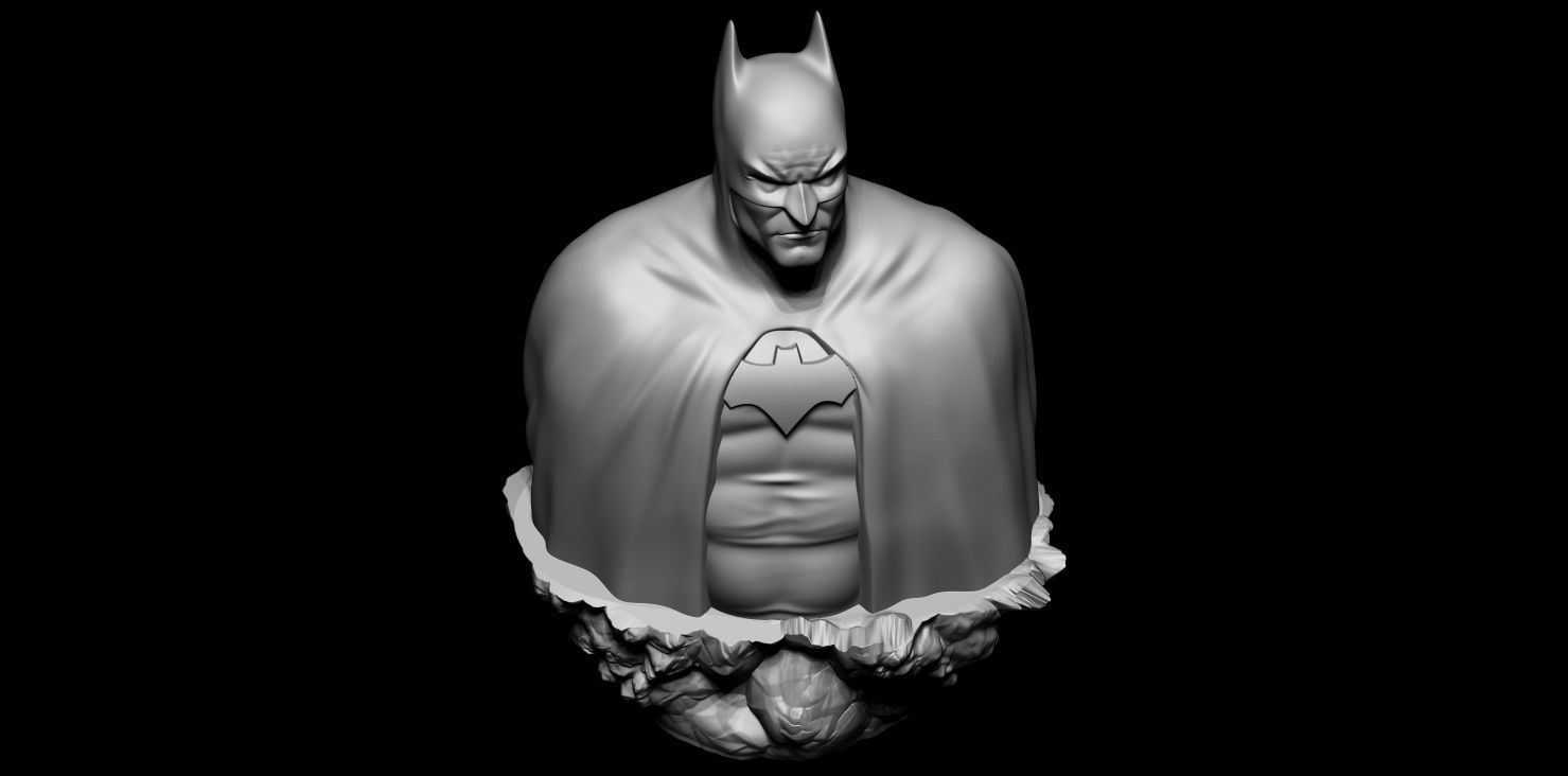 Fan Art Batman Bust 3d Model 3d Printable Cgtrader