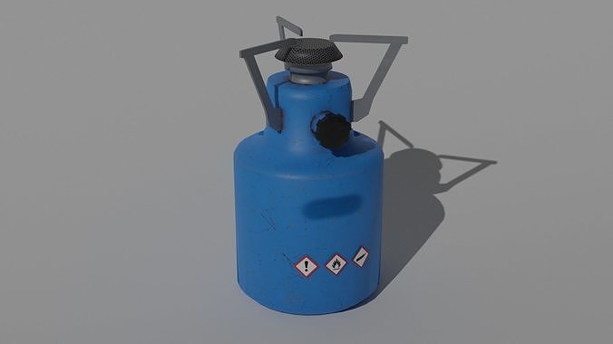 3D model Gas bottle VR / AR / low-poly | CGTrader