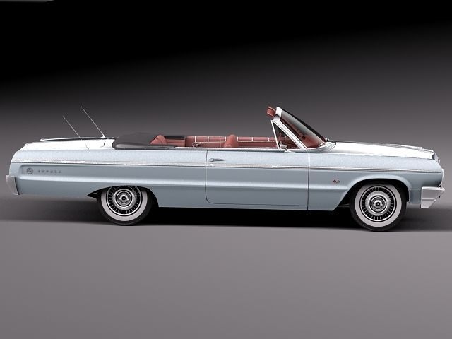 Chevrolet Impala Convertible CG 1964 3D model | CGTrader
