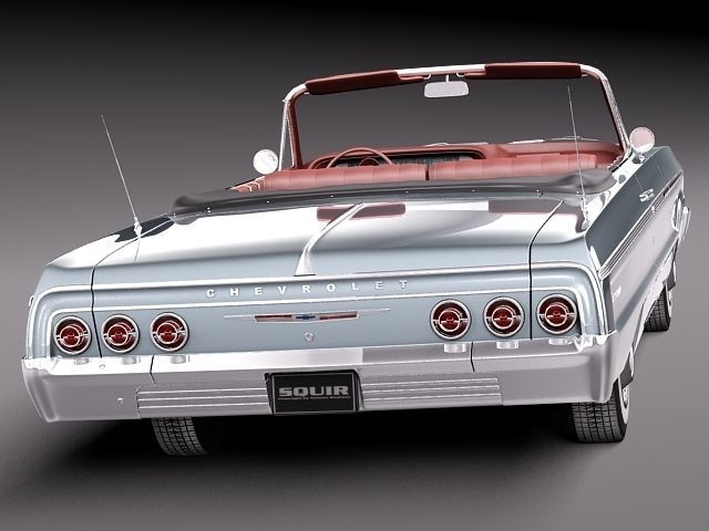 Chevrolet Impala Convertible CG 1964 3D model | CGTrader
