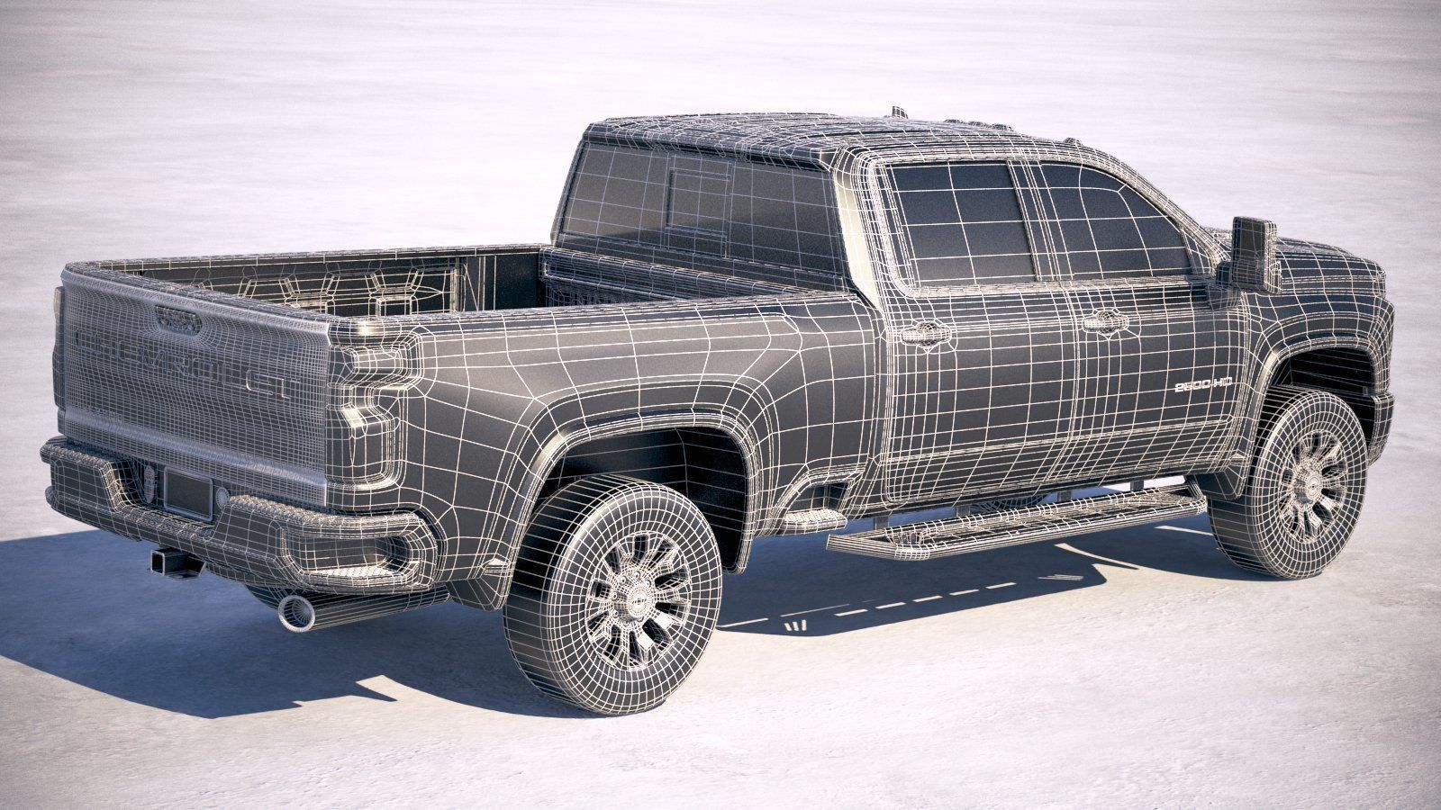 Chevrolet Silverado 2500HD Z71 CG 2020 3D model | CGTrader