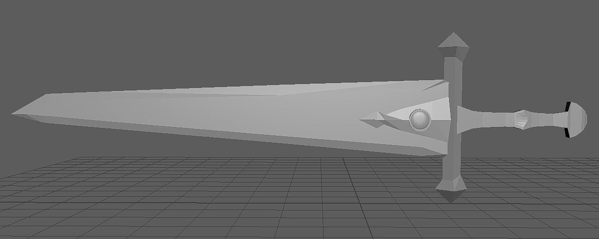 Amons Sword free VR / AR / low-poly 3D model | CGTrader