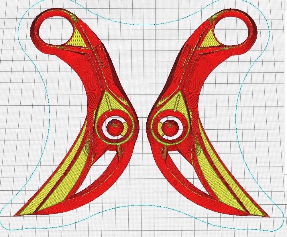 Valorant ION Karambit 3D model 3D printable | CGTrader