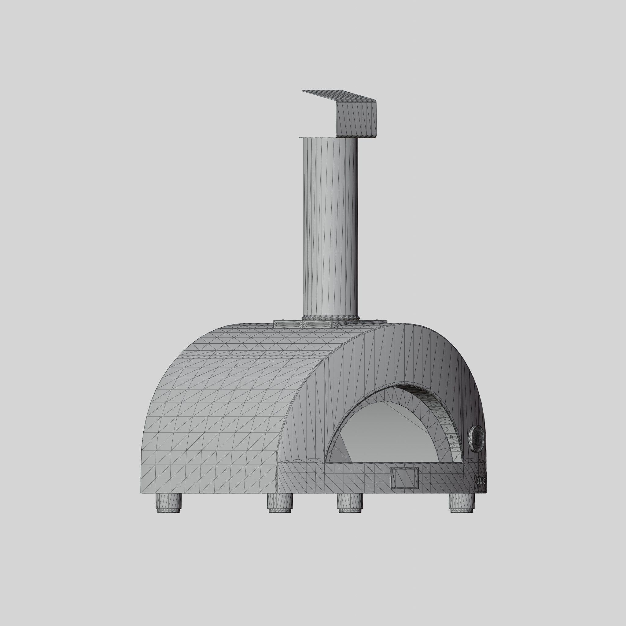 3D model 3D model of Pizza oven-ONE VR / AR / low-poly | CGTrader