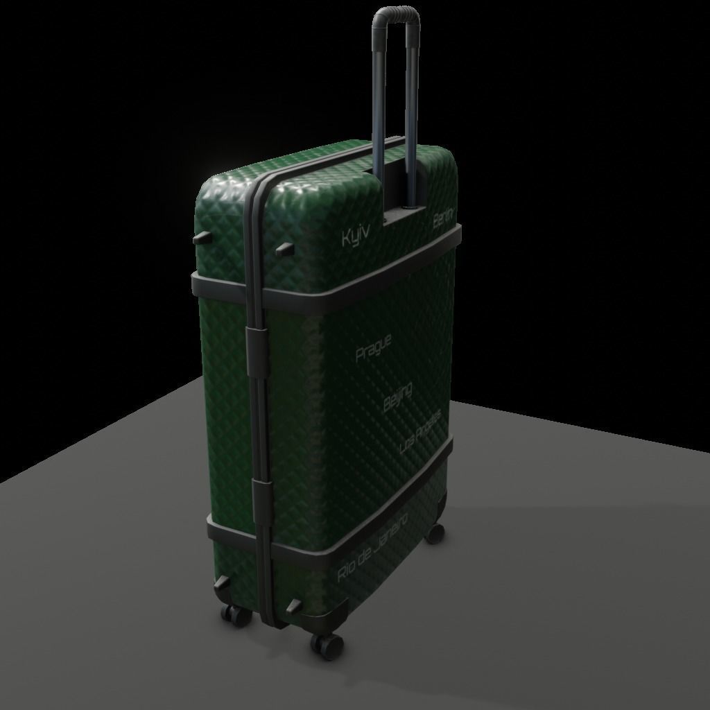 Suitcase with 4k textures free VR / AR / low-poly 3D model | CGTrader