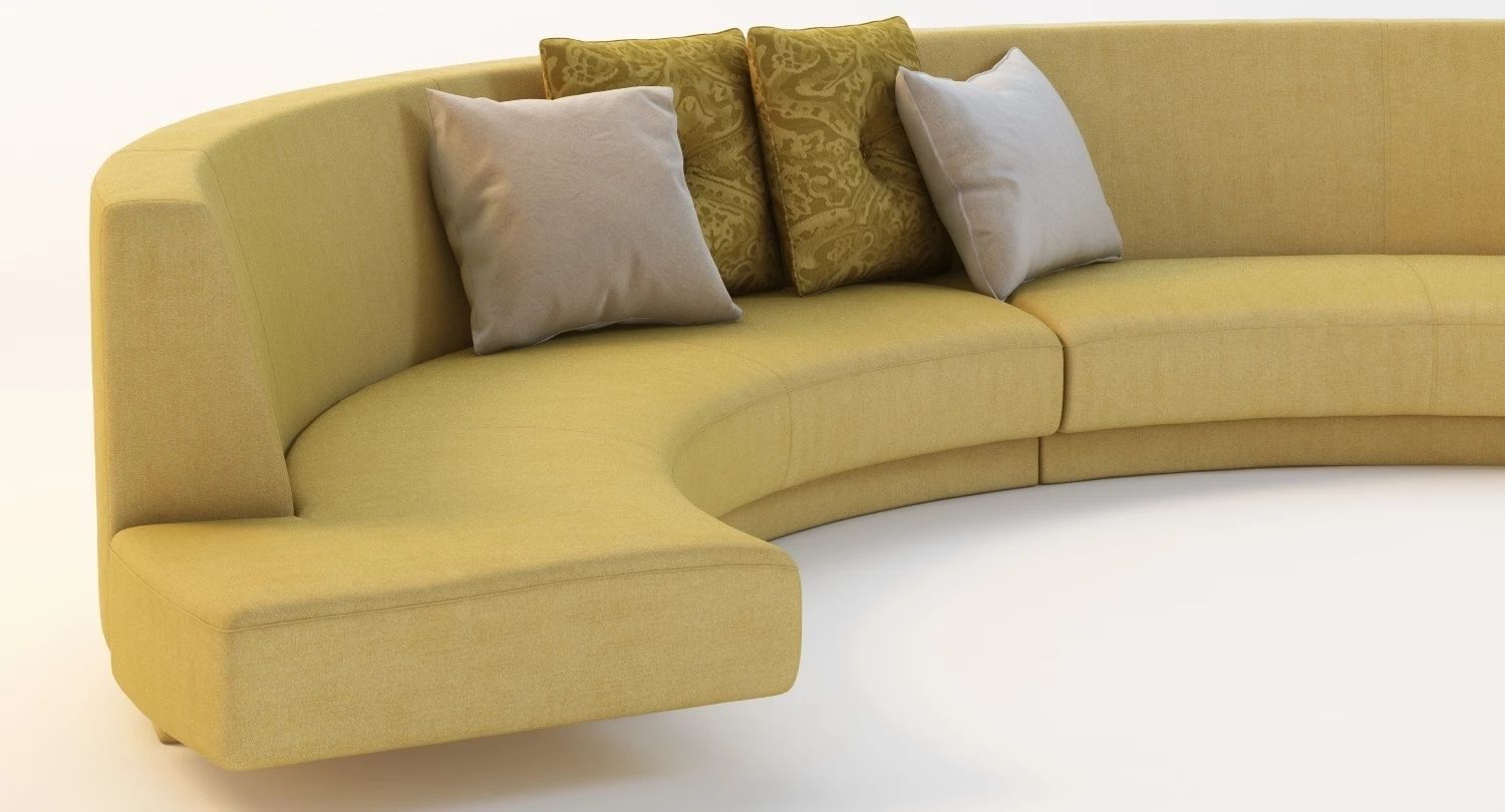 Melissa Curved Sofa 3D model | CGTrader