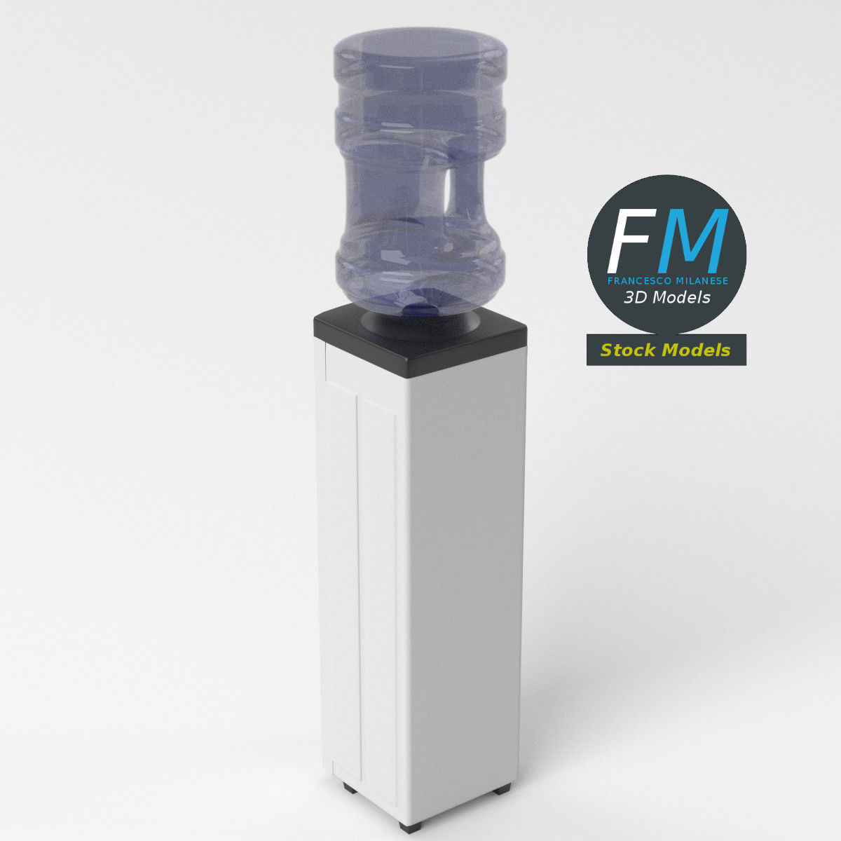 Rectangular water cooler 3D model | CGTrader