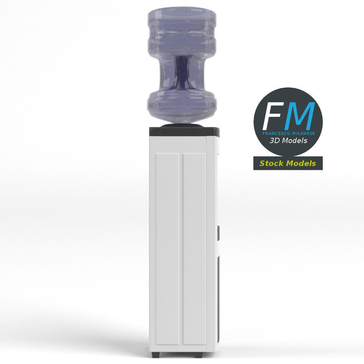 Rectangular water cooler 3D model | CGTrader