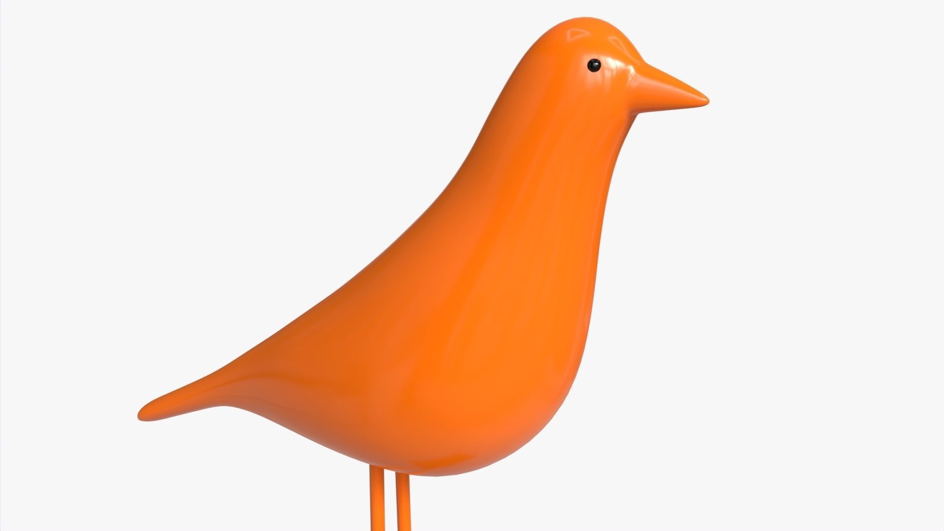 Abstract Ceramic Bird Figurine free 3D model | CGTrader