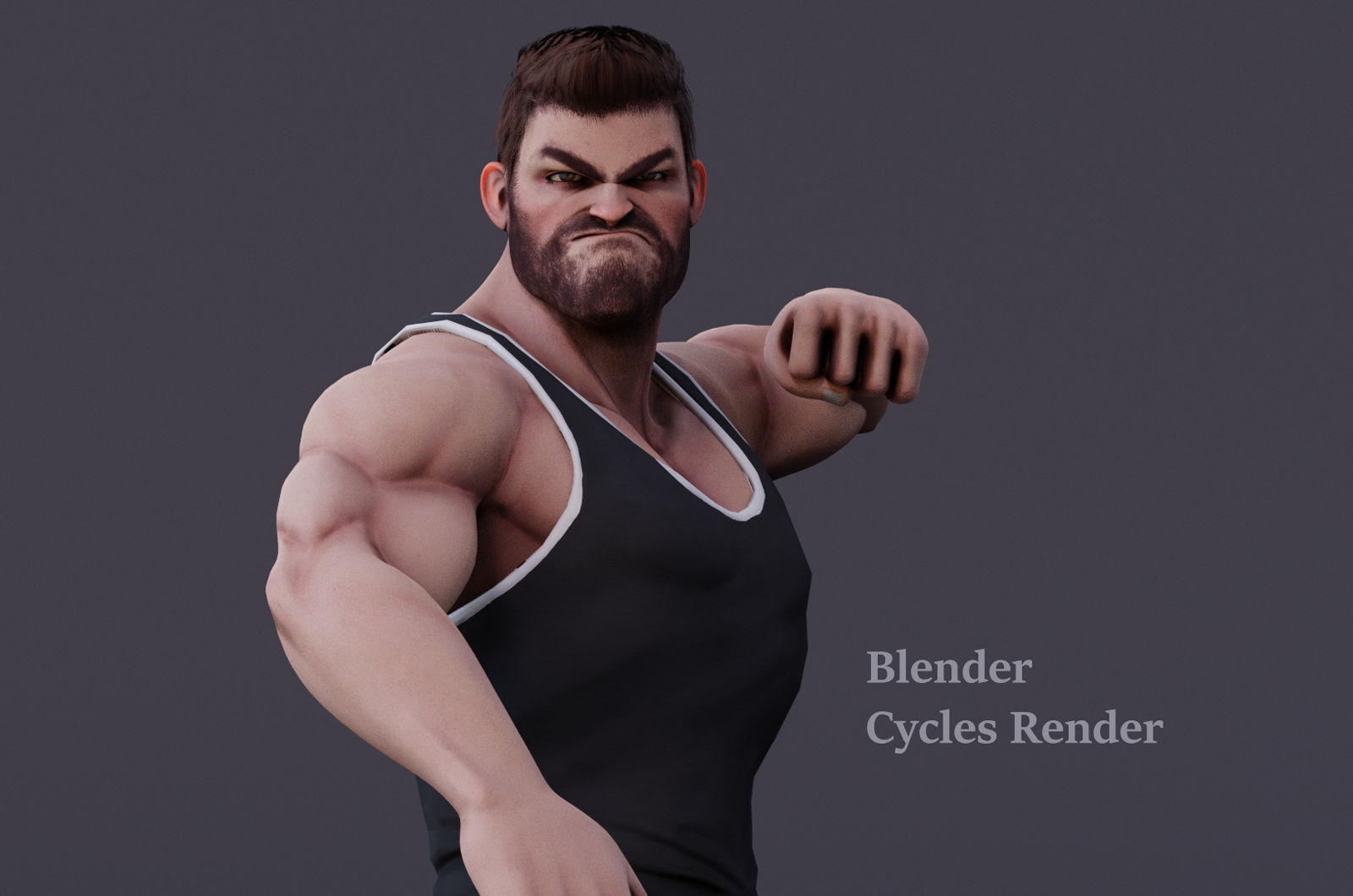 3D model James Cartoon Man Rig VR / AR / low-poly | CGTrader