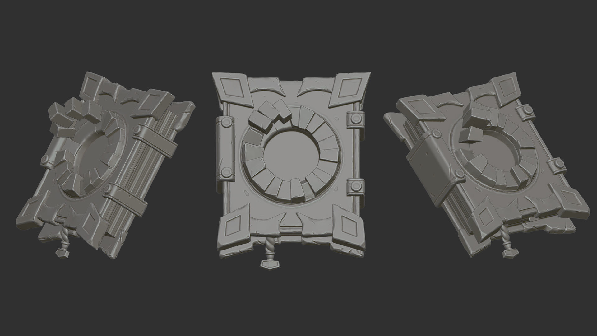 3D model Magic Book Low Poly 3D model PBR and Hand paint VR / AR / low ...