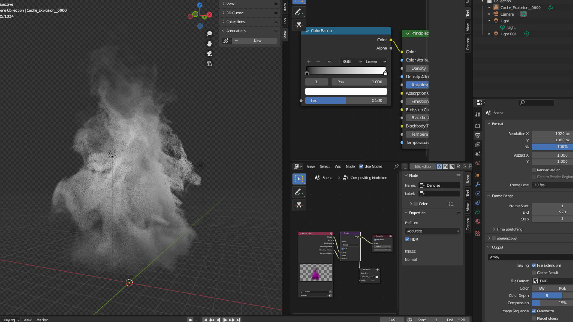 Rising Smoke 3D model Animation 3D model | CGTrader