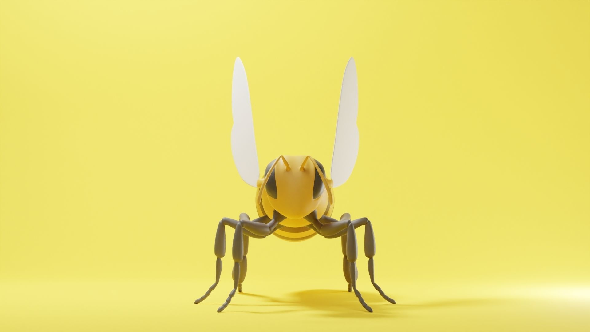 3D model Bee Base Mesh VR / AR / low-poly | CGTrader