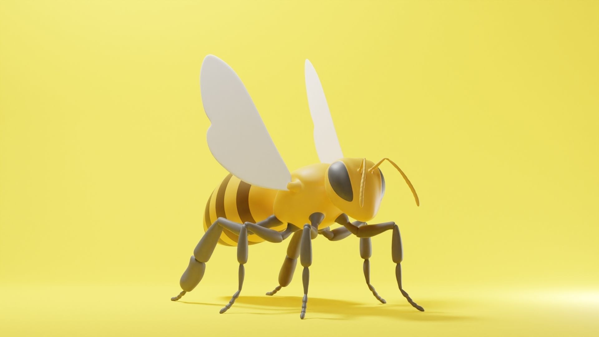 3D model Bee Base Mesh VR / AR / low-poly | CGTrader