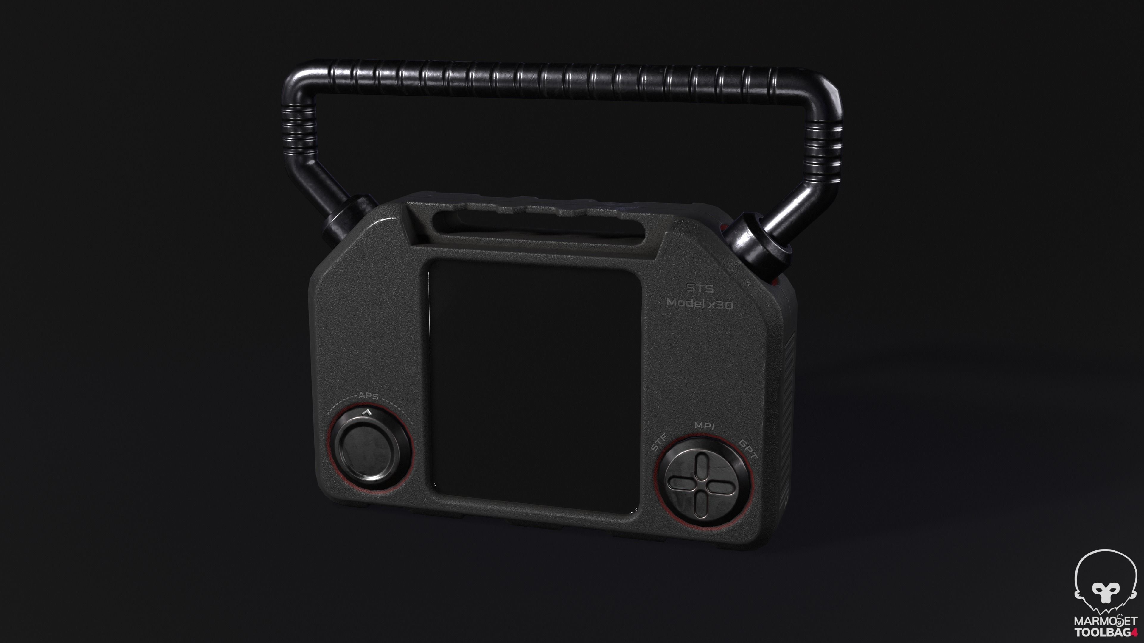 Sci-Fi Remote Device and Textures free VR / AR / low-poly 3D model ...