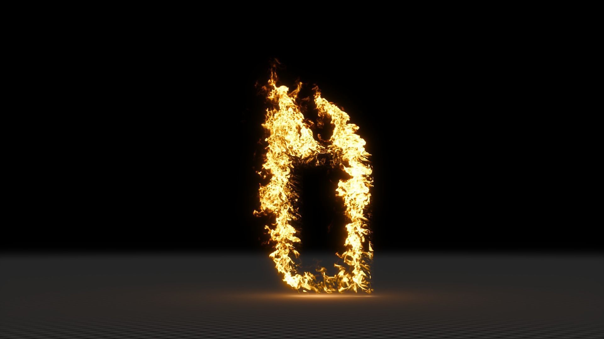 3D Fire Collection door on 3D model animated | CGTrader