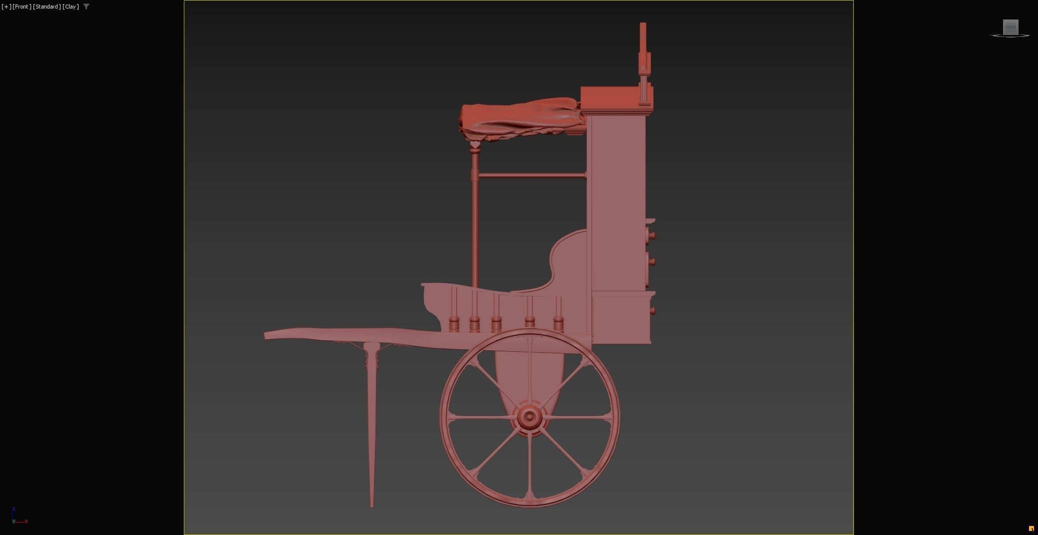 Fantasy Cart 3D model | CGTrader