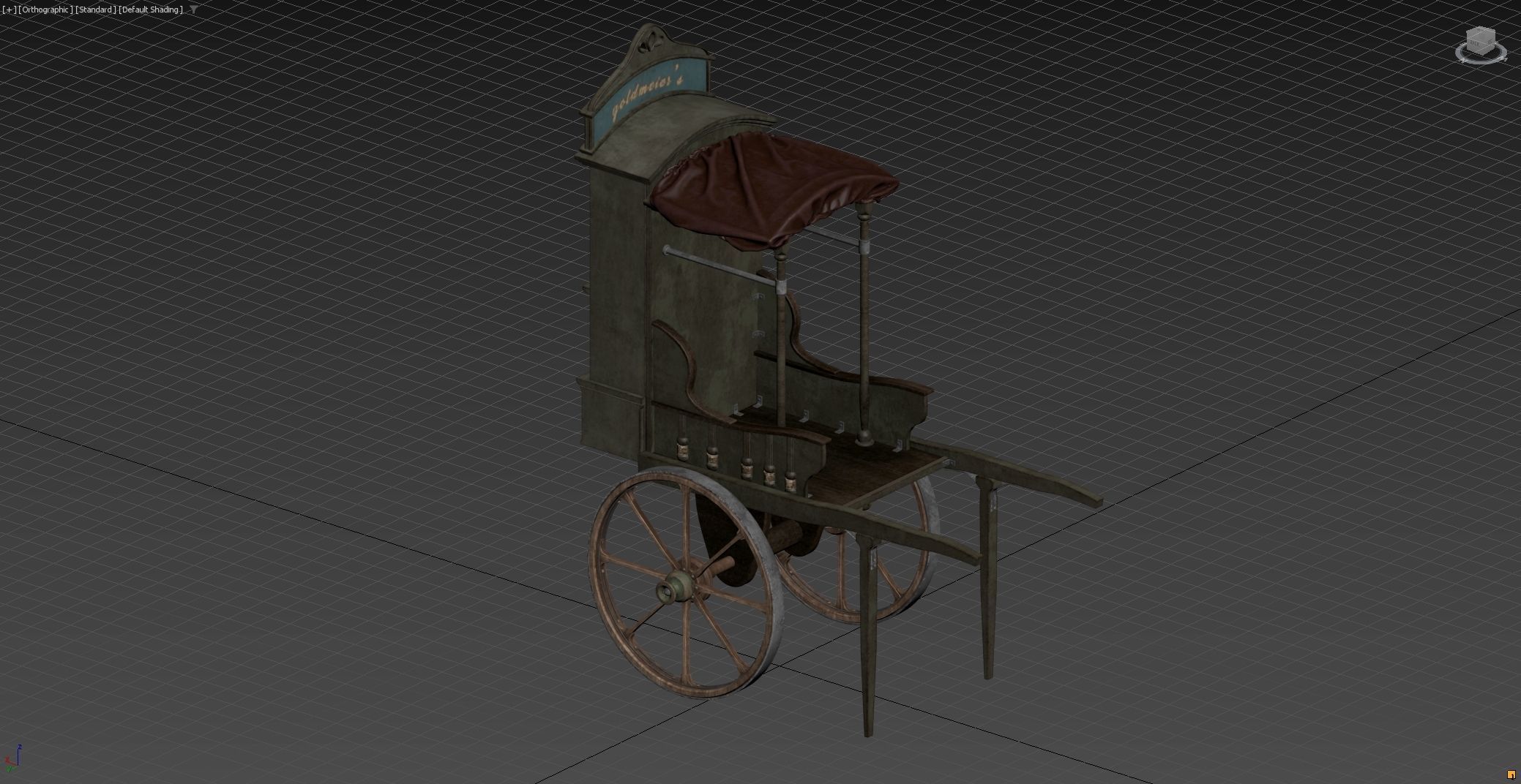 Fantasy Cart 3D model | CGTrader