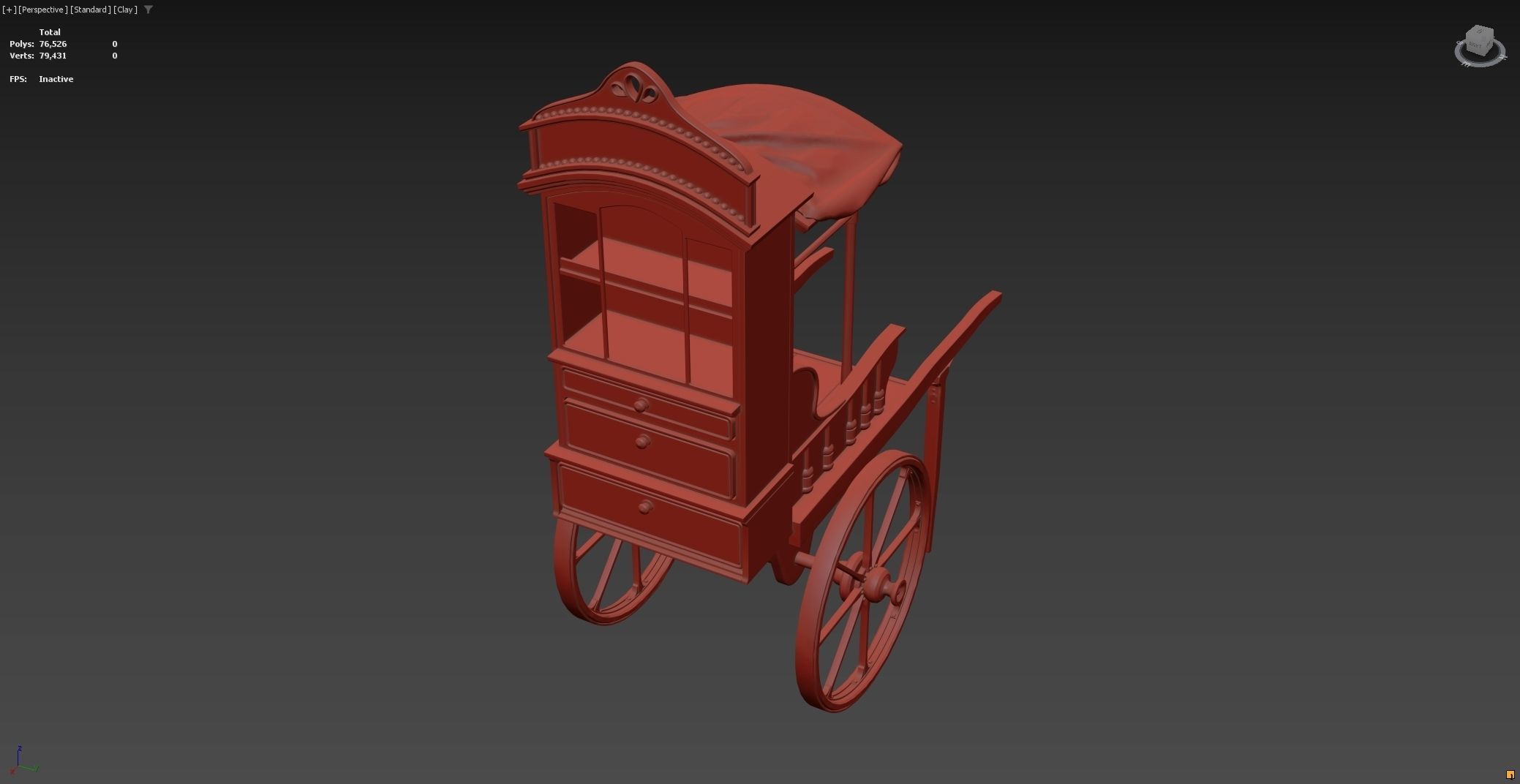 Fantasy Cart 3D model | CGTrader