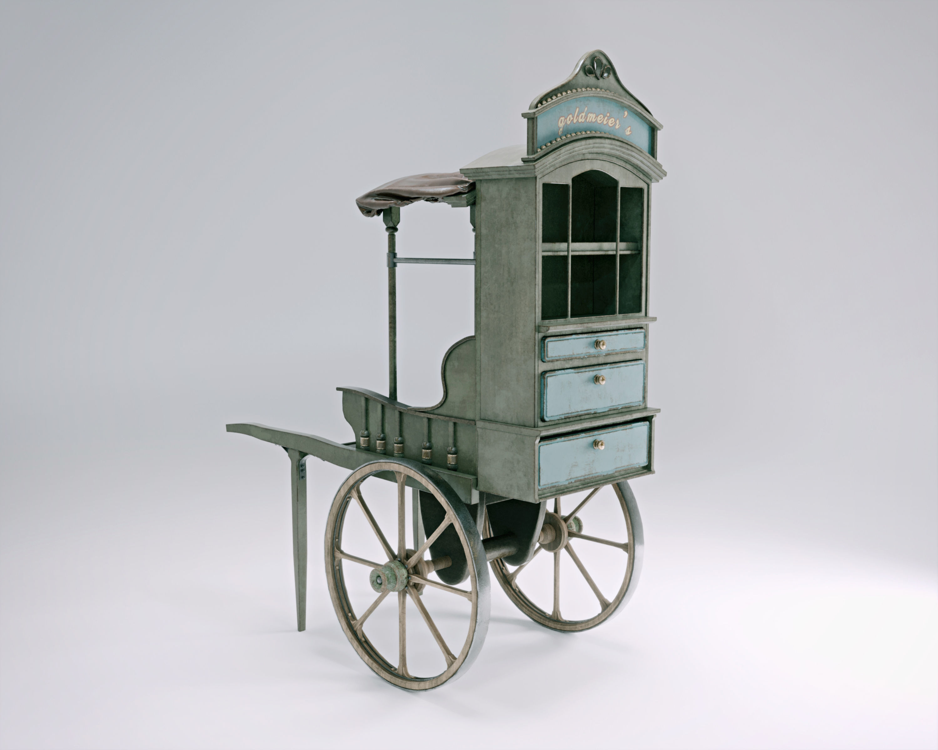 Fantasy Cart 3D model | CGTrader