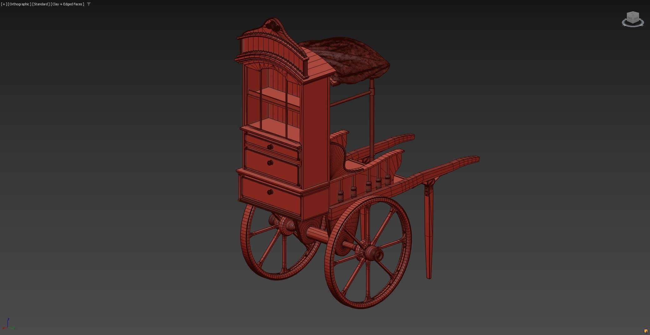 Fantasy Cart 3D model | CGTrader