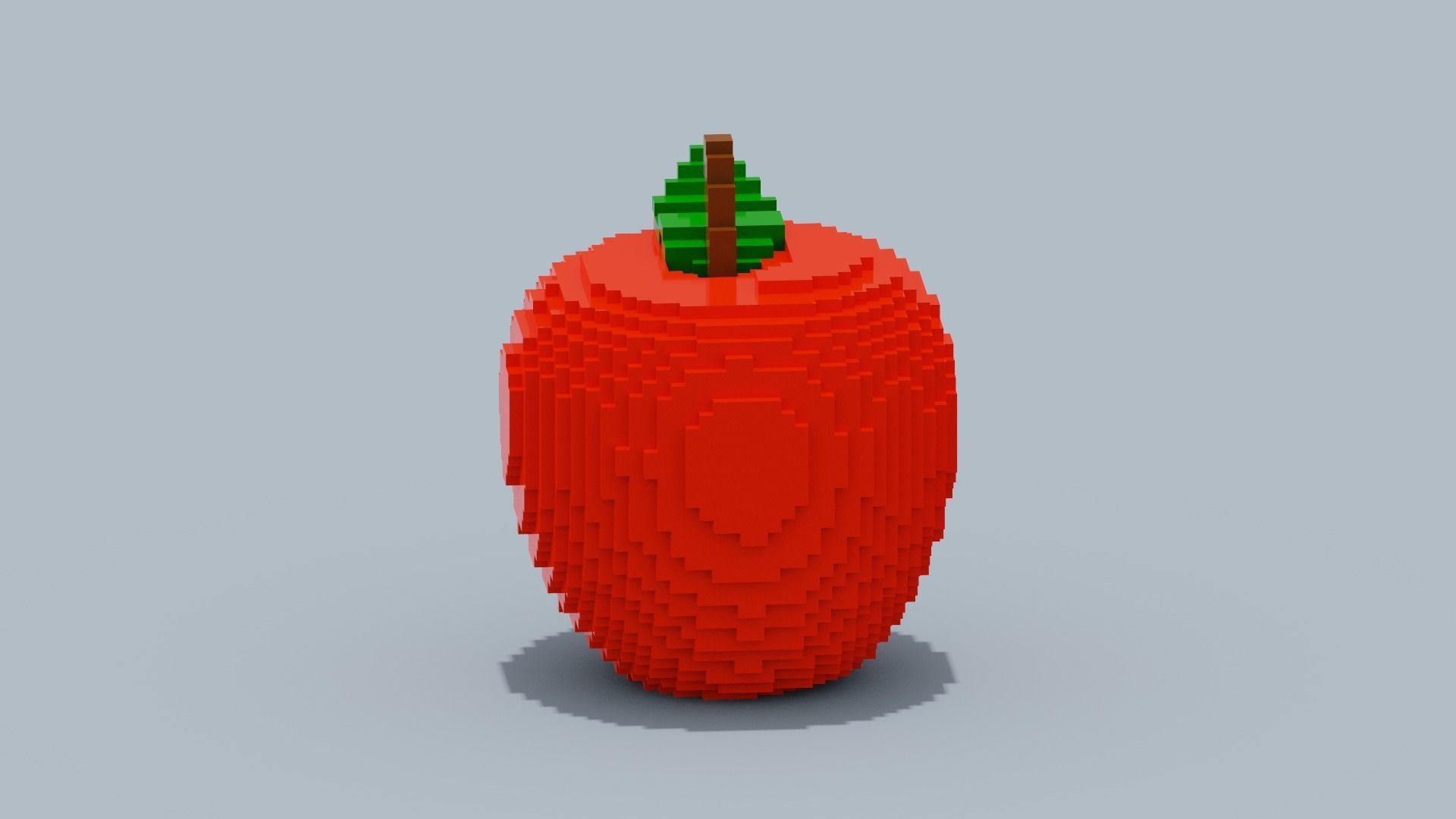 3D model Voxel Apple VR / AR / low-poly | CGTrader