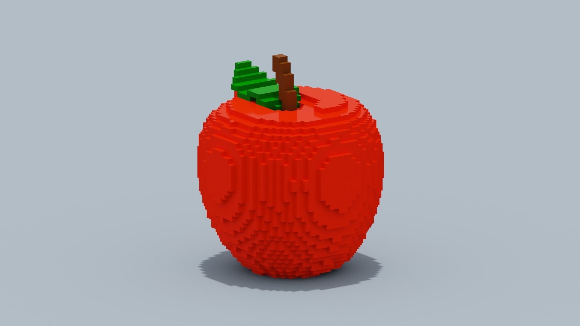 3D model Voxel Apple VR / AR / low-poly | CGTrader