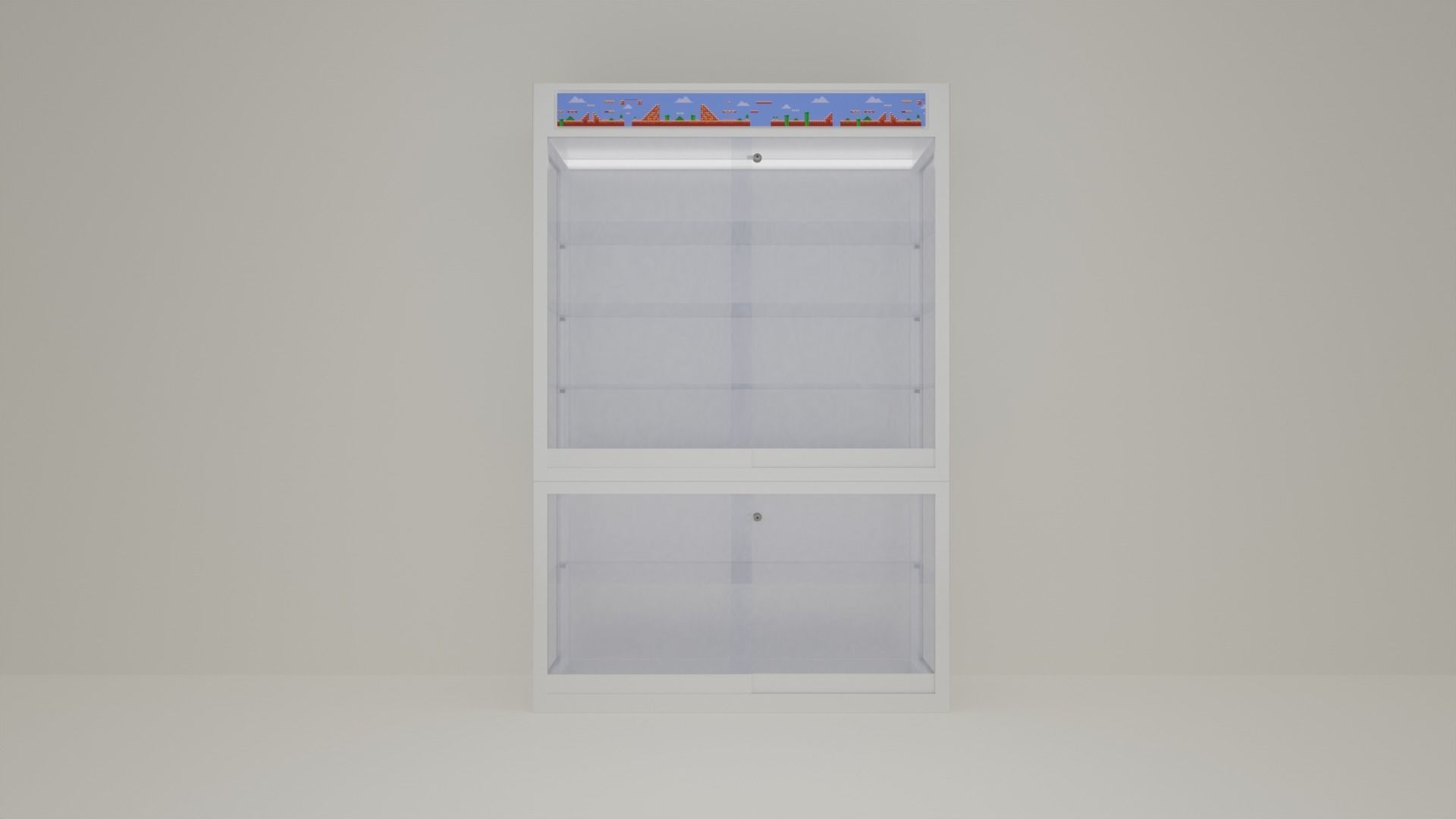 Lighted Glass Display Case 3D model | CGTrader