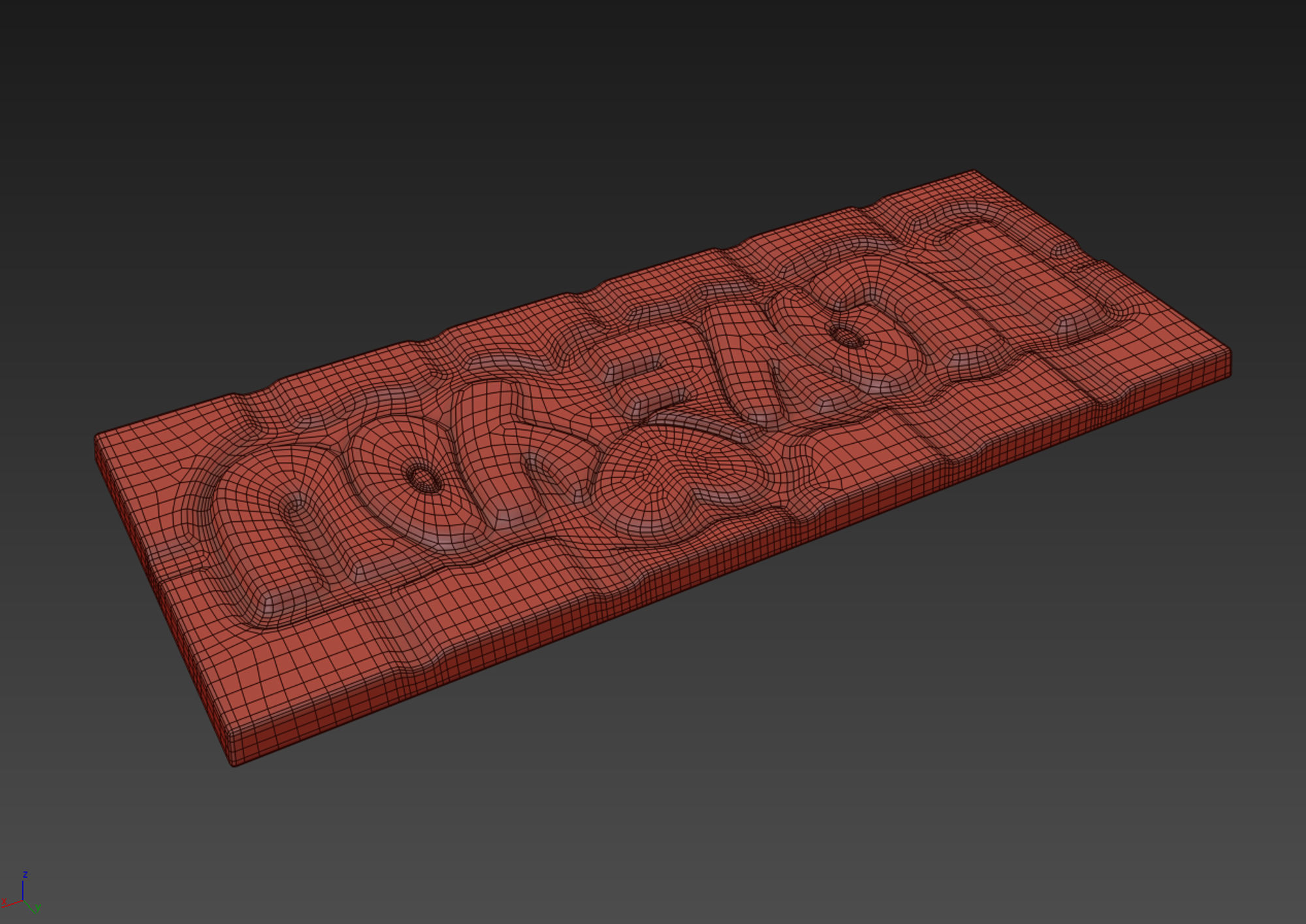 I Love You Chocolate Bar 3D model | CGTrader