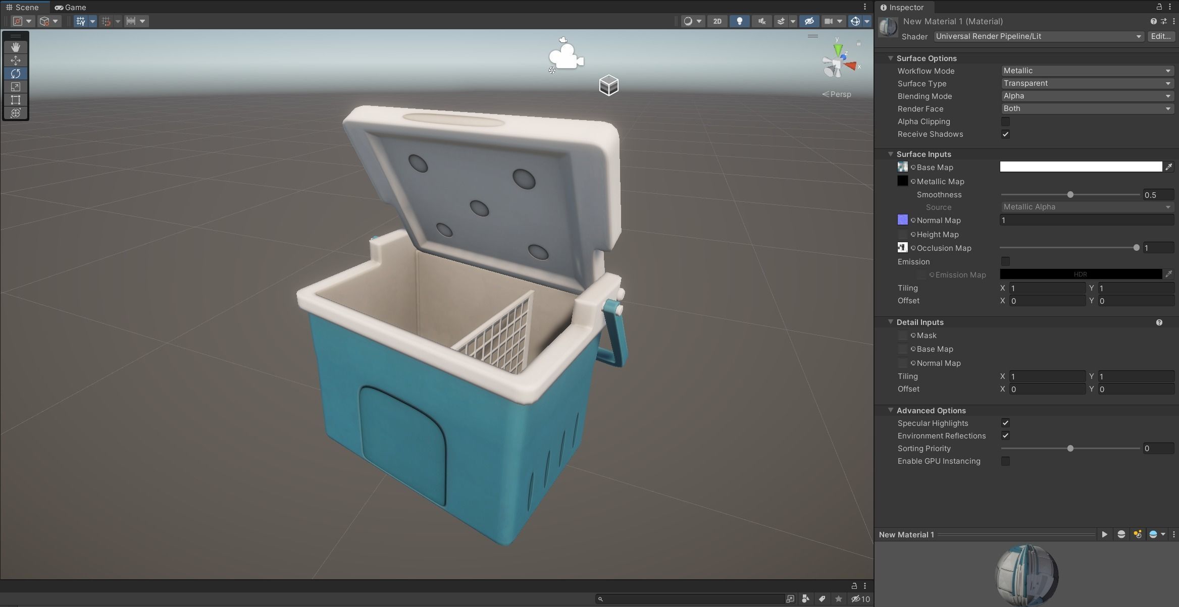 3D model Stylized Portable Cooler VR / AR / low-poly | CGTrader