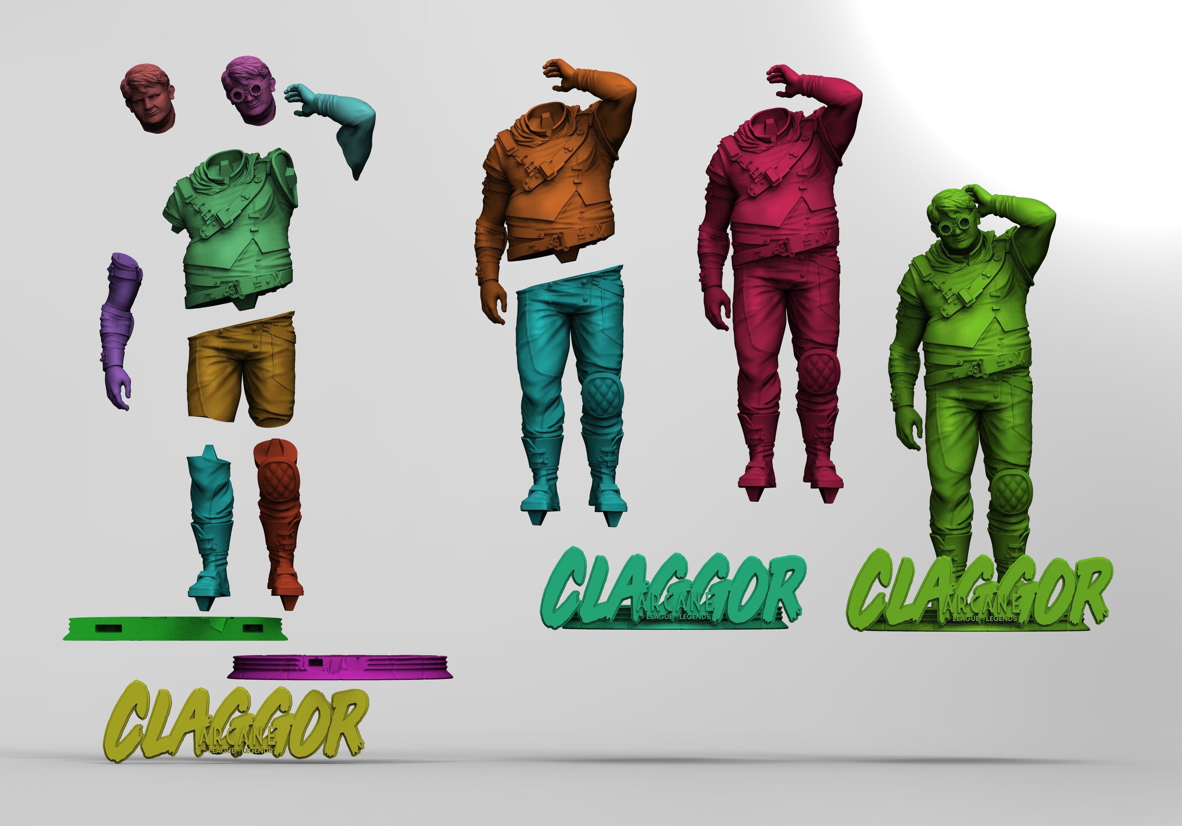 Claggor - Arcane 3D model 3D printable | CGTrader