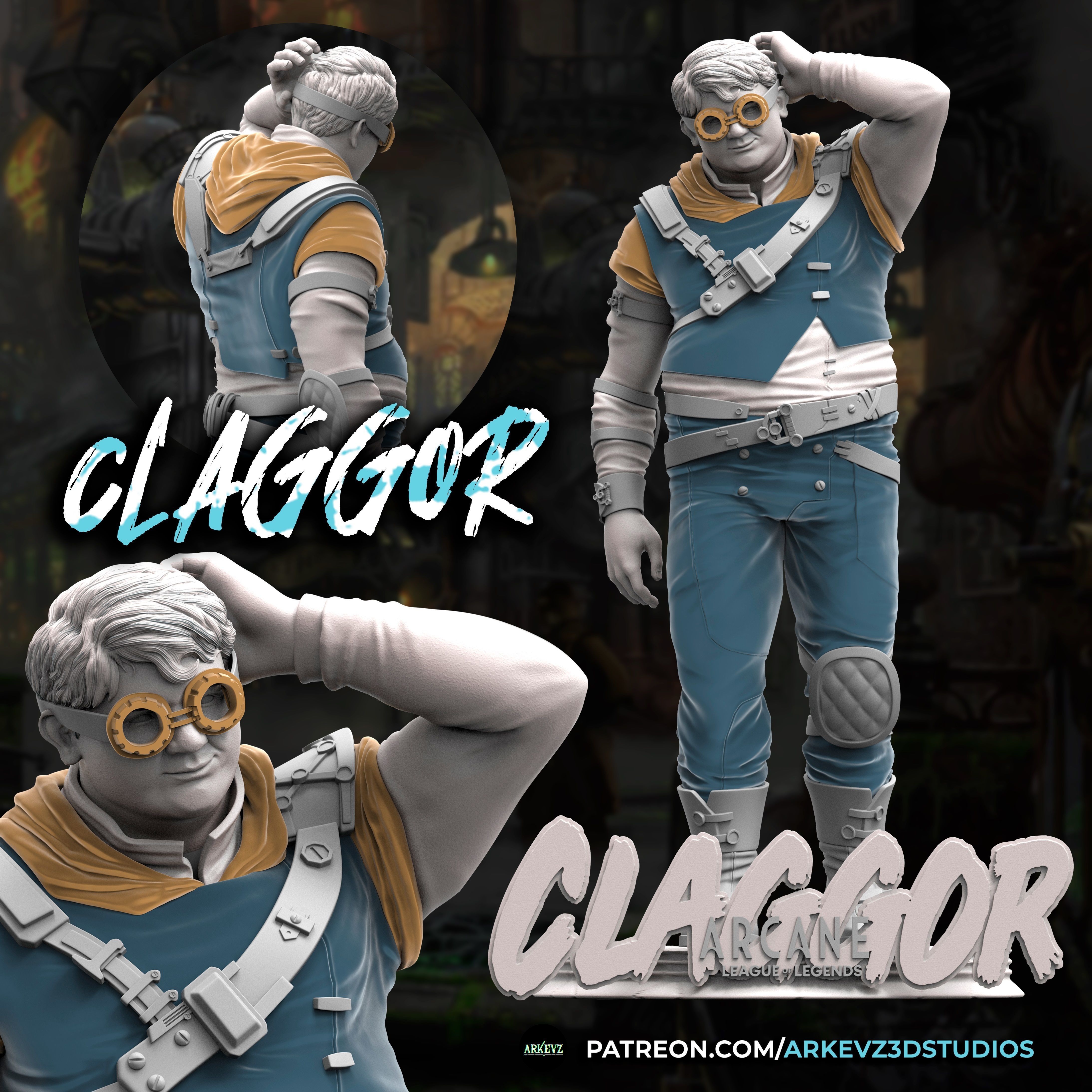 Claggor - Arcane 3D model 3D printable | CGTrader